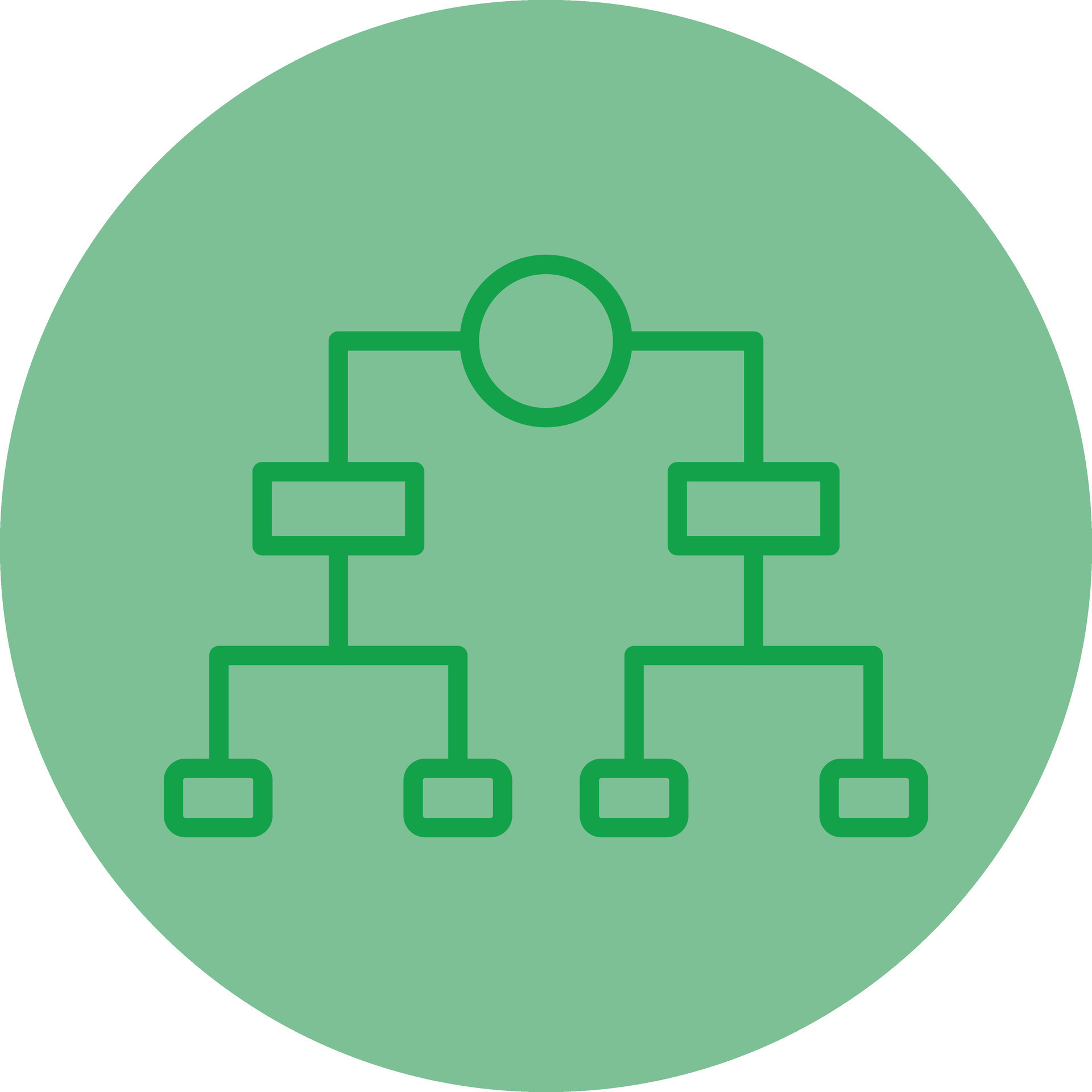 Design Algorithm Green Line Circle Icon Design 44767259 Vector Art at ...