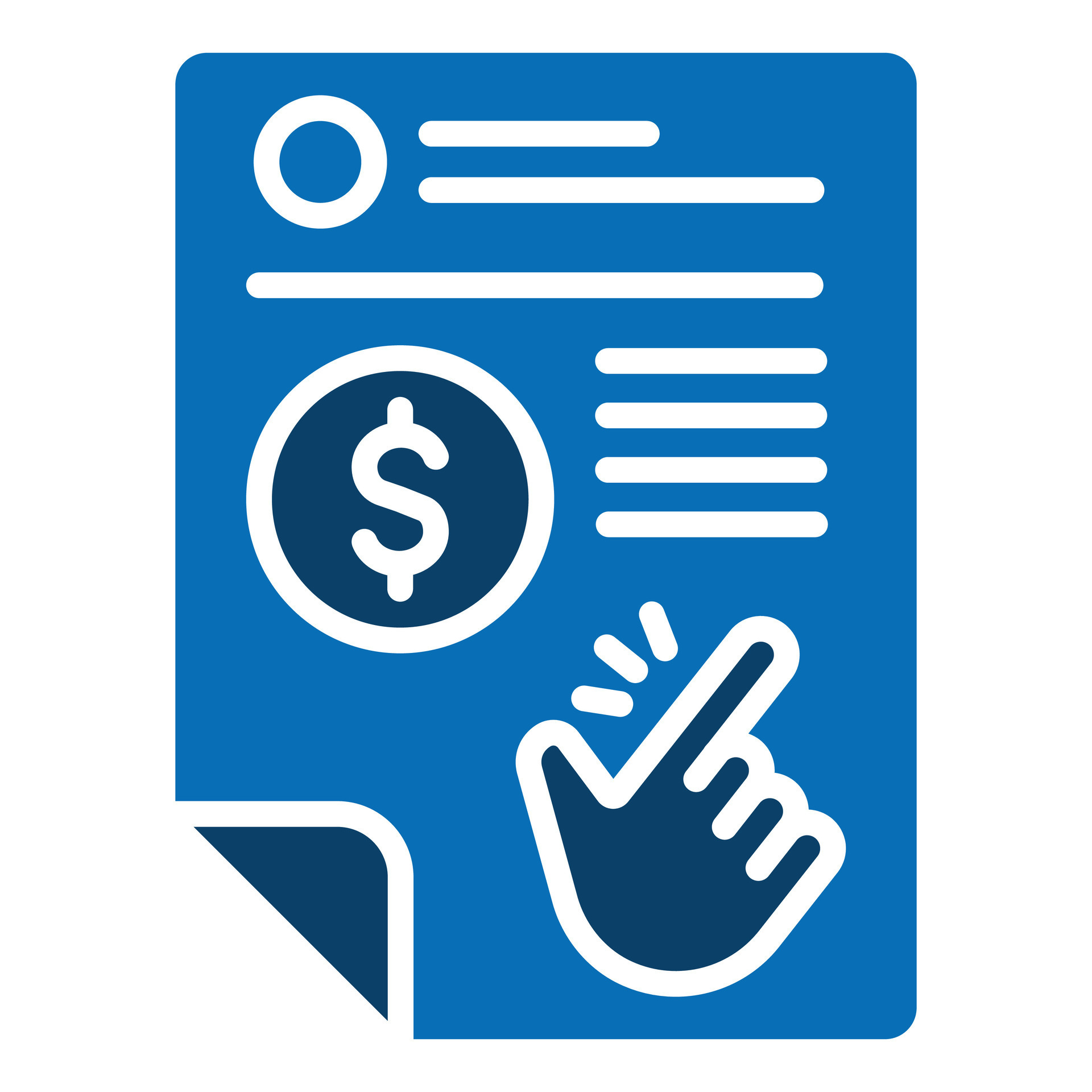 Bill Ease icon line illustration 44768359 Vector Art at Vecteezy