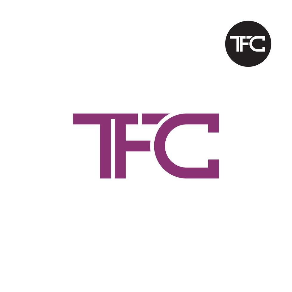 Letter Tfc Monogram Logo Design 44771792 Vector Art At Vecteezy