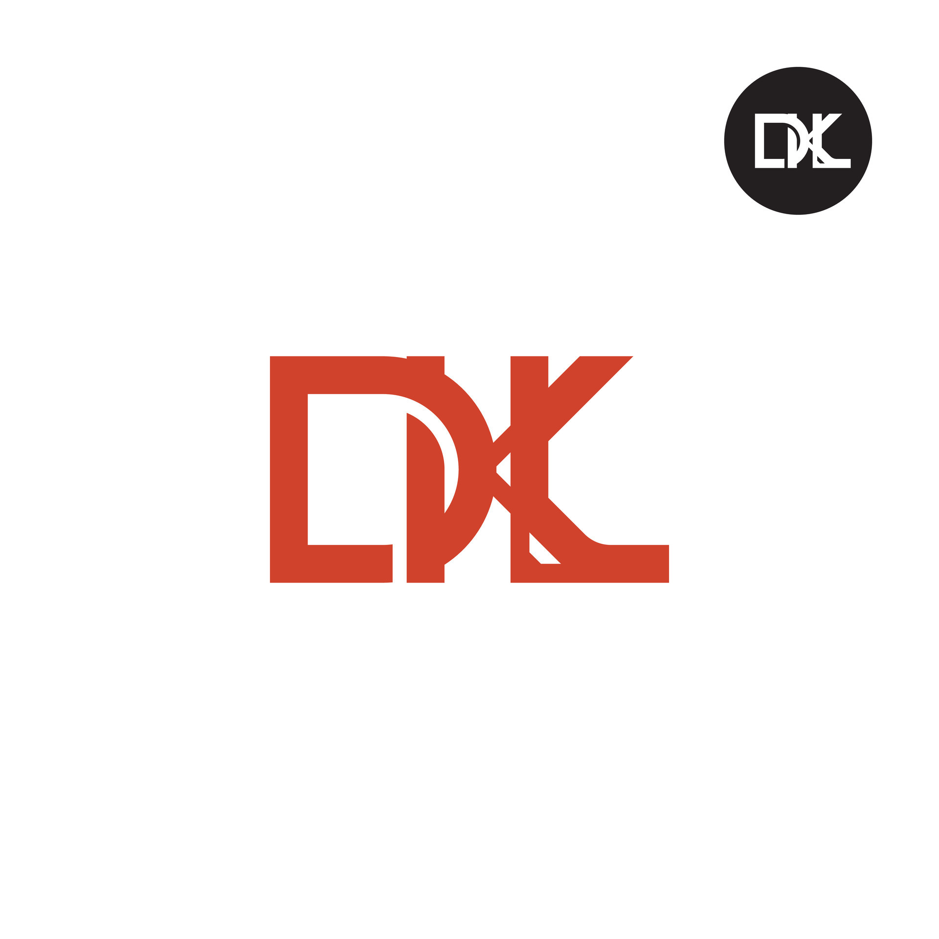 Letter DKL Monogram Logo Design 44771888 Vector Art at Vecteezy