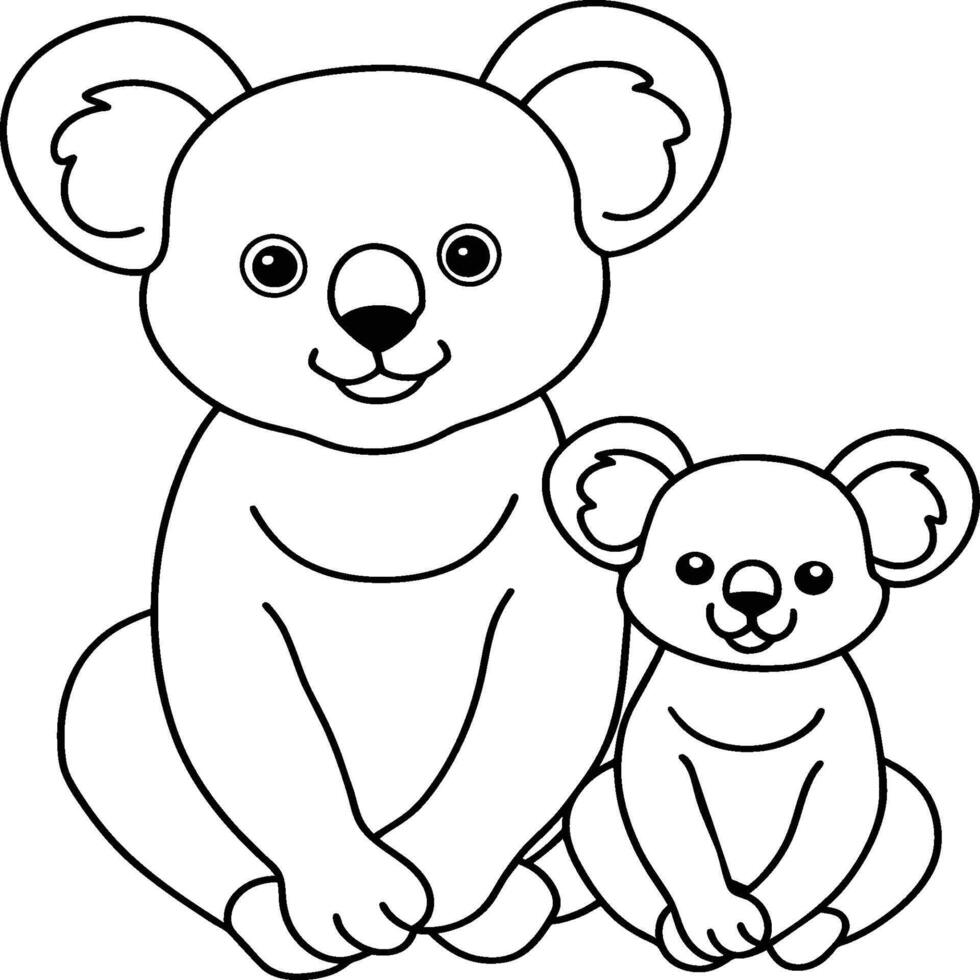 Koala Bear Coloring Page