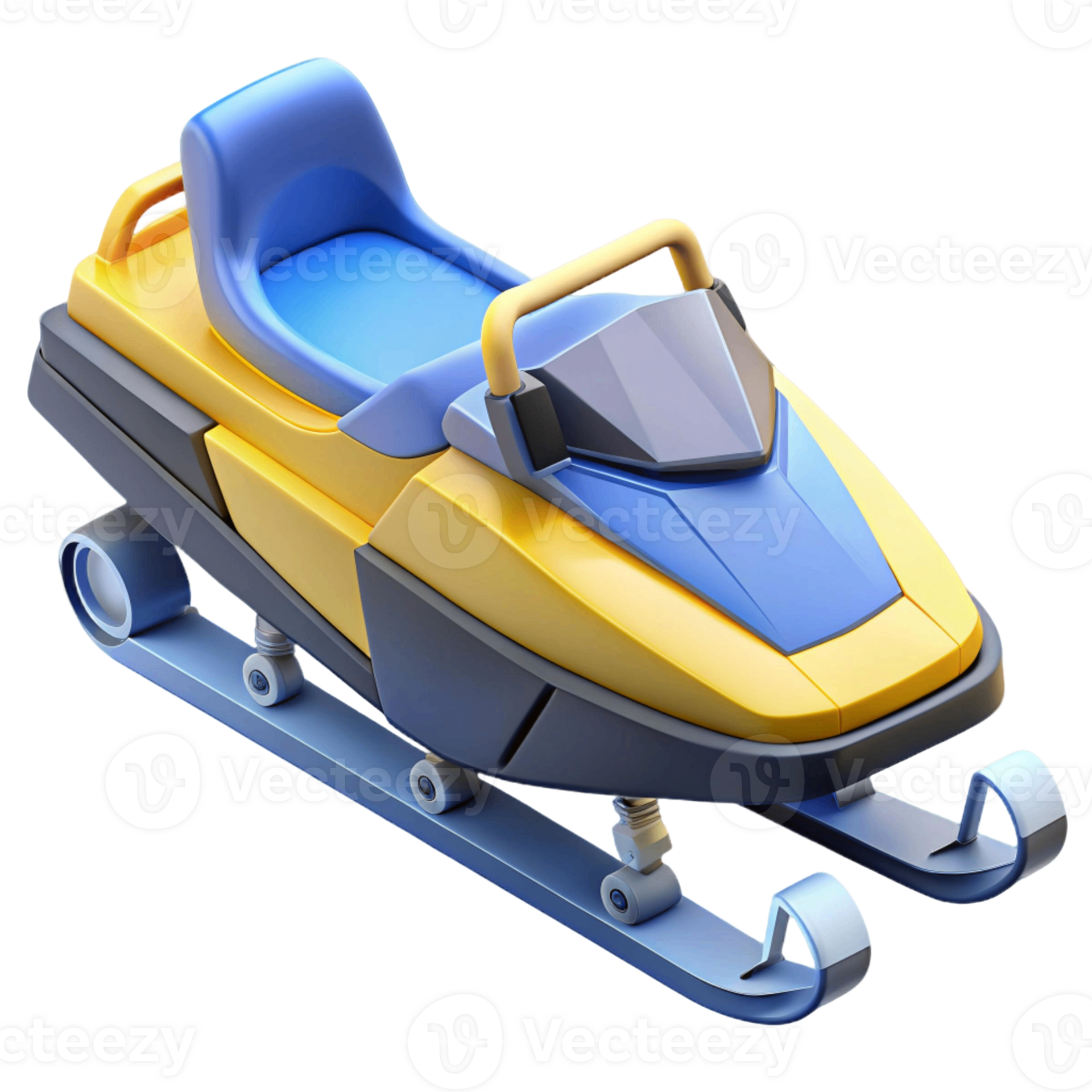 3d Isometric Icon Of Snow Mobile 44788077 Png