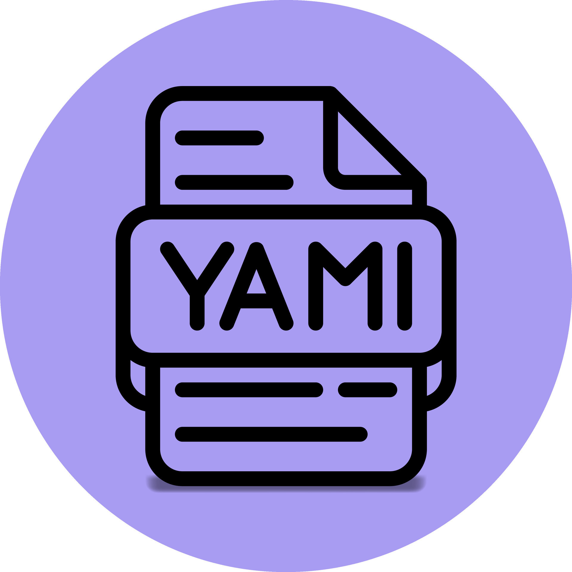 Yaml File Type Icon Files And Document Format Extension With An