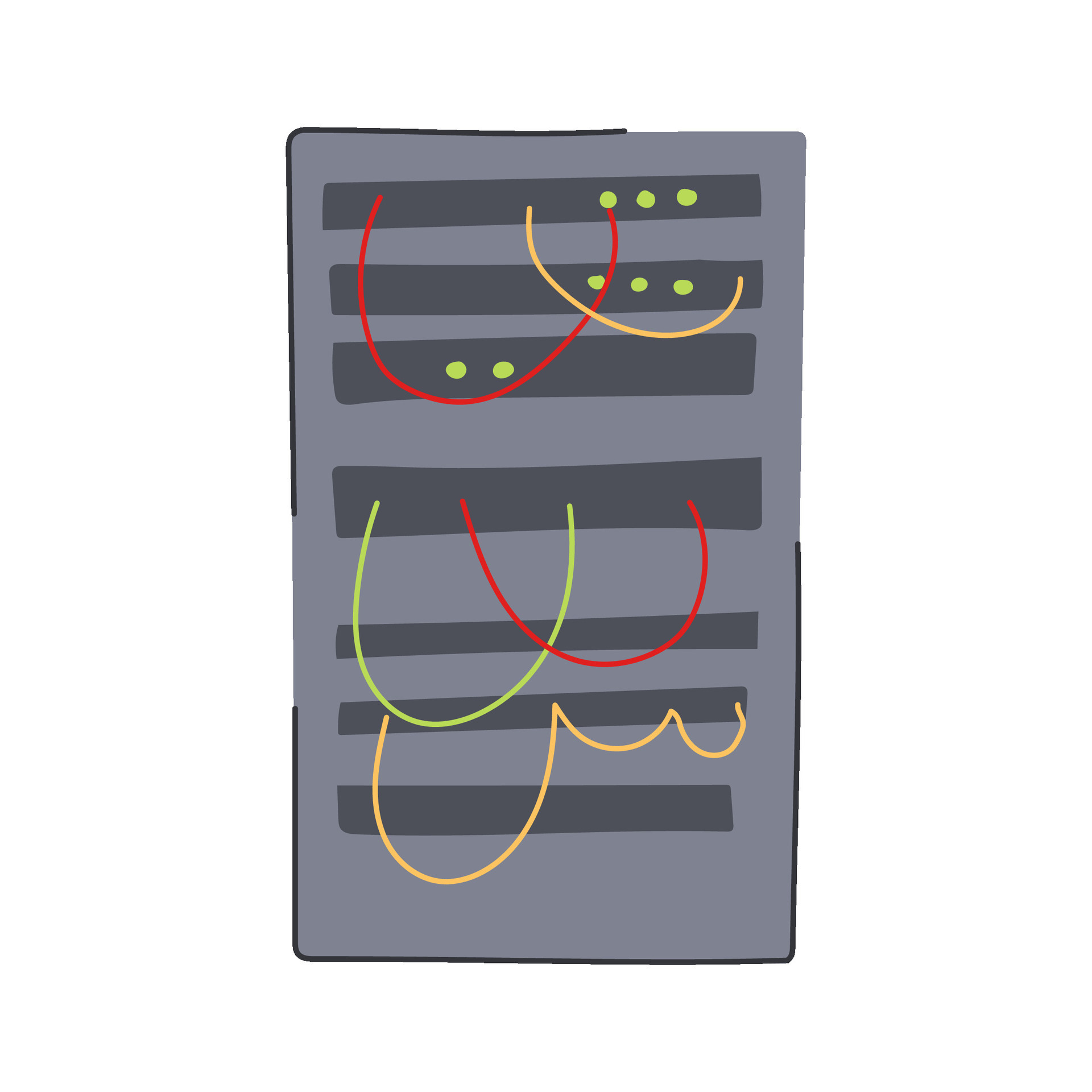data server rack cartoon illustration 44795346 Vector Art at Vecteezy