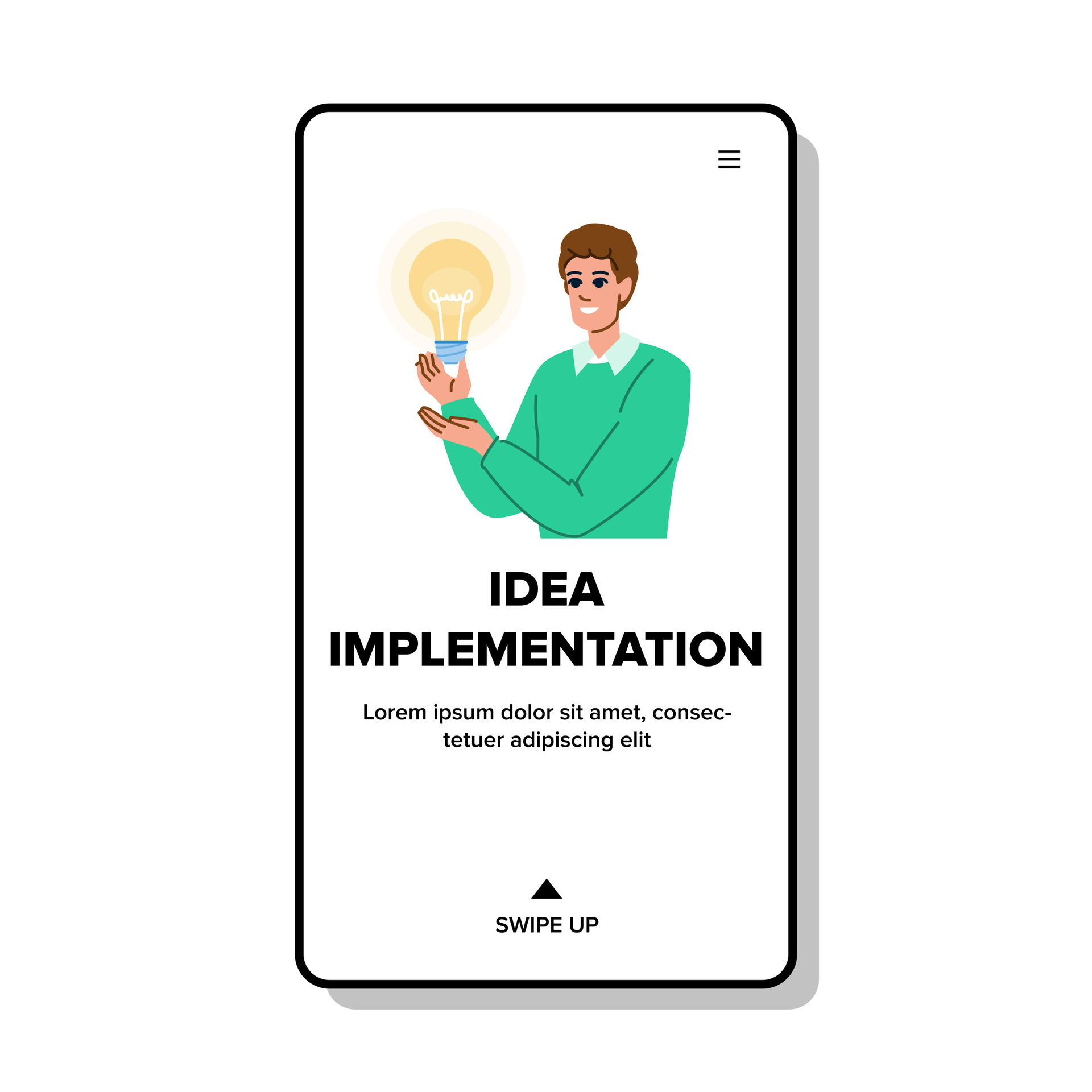 Execution Idea Implementation 44796139 Vector Art At Vecteezy
