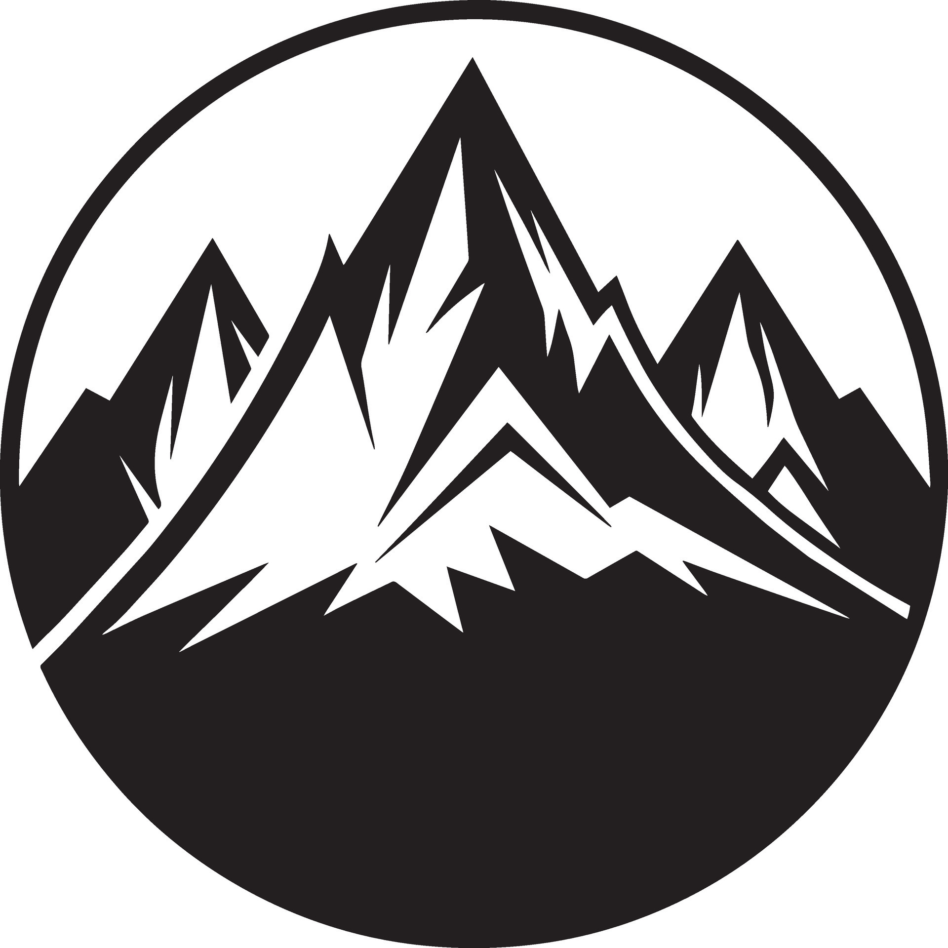 Mountain icon. Simple illustration of mountain icon for web design ...
