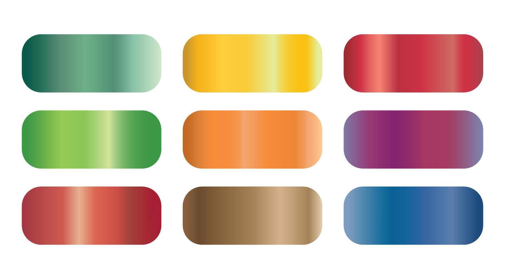 Gradient color palette 44800250 Vector Art at Vecteezy