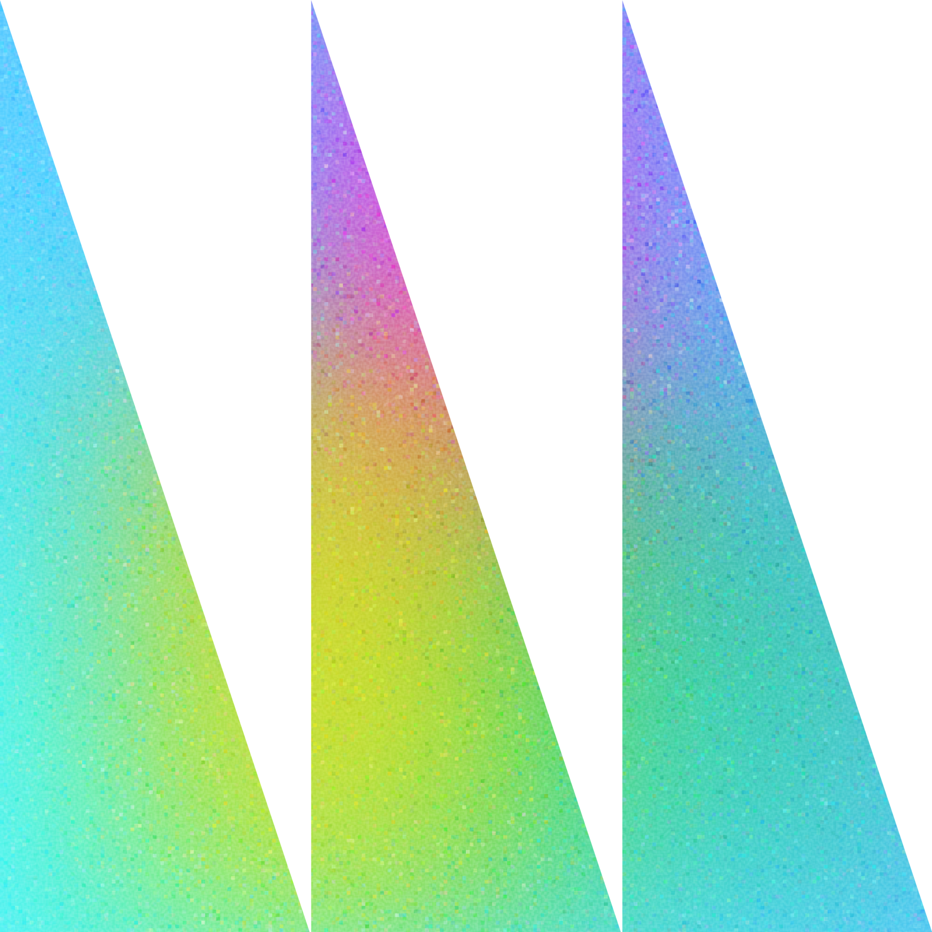 Cool Shape Triangular Array Sharp Peaks Smooth Gradient Soft Edges 4285