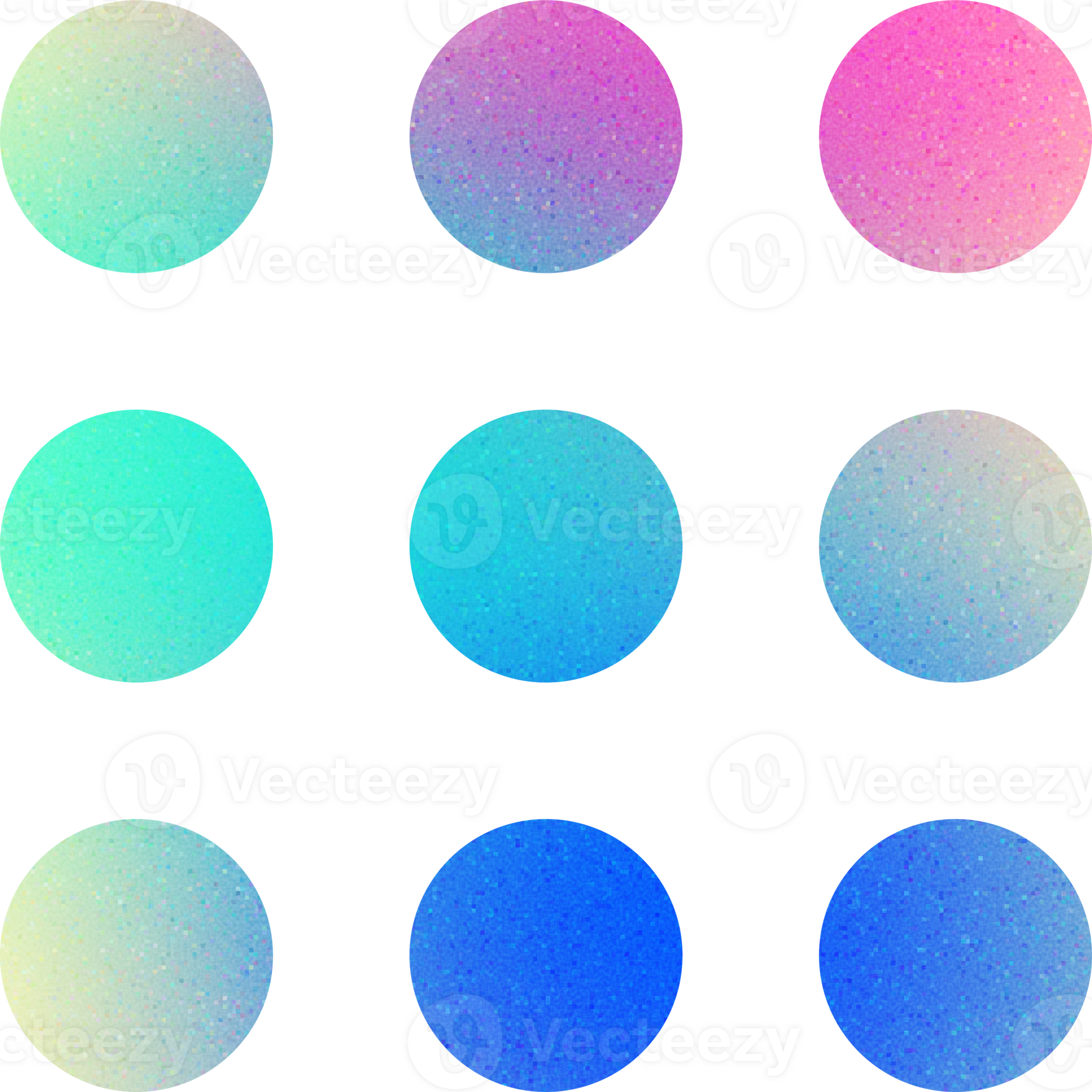 Cool Shape Diverse Circular Array Gradient Spectrum Grid Layout Sparse ...