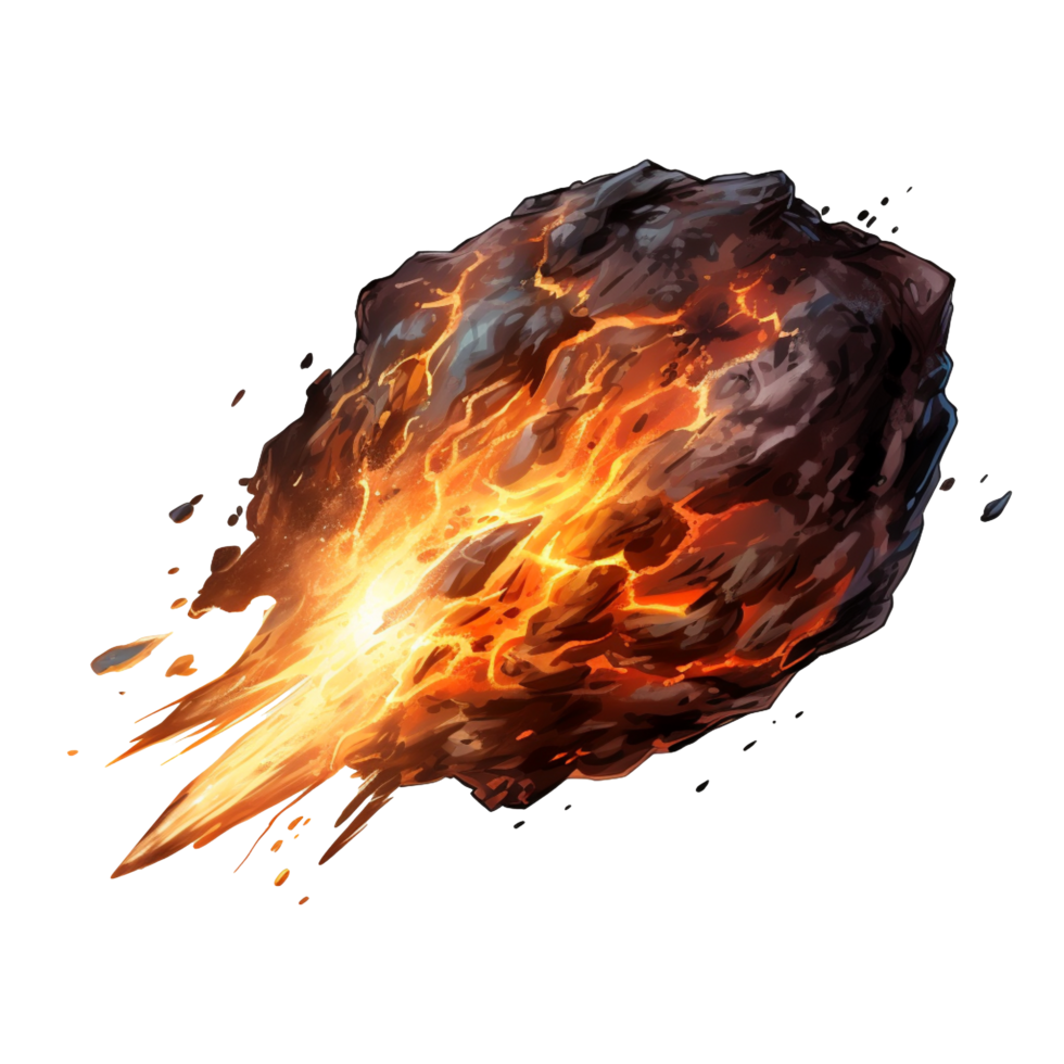 a meteor isolated on transparent background 44812674 PNG