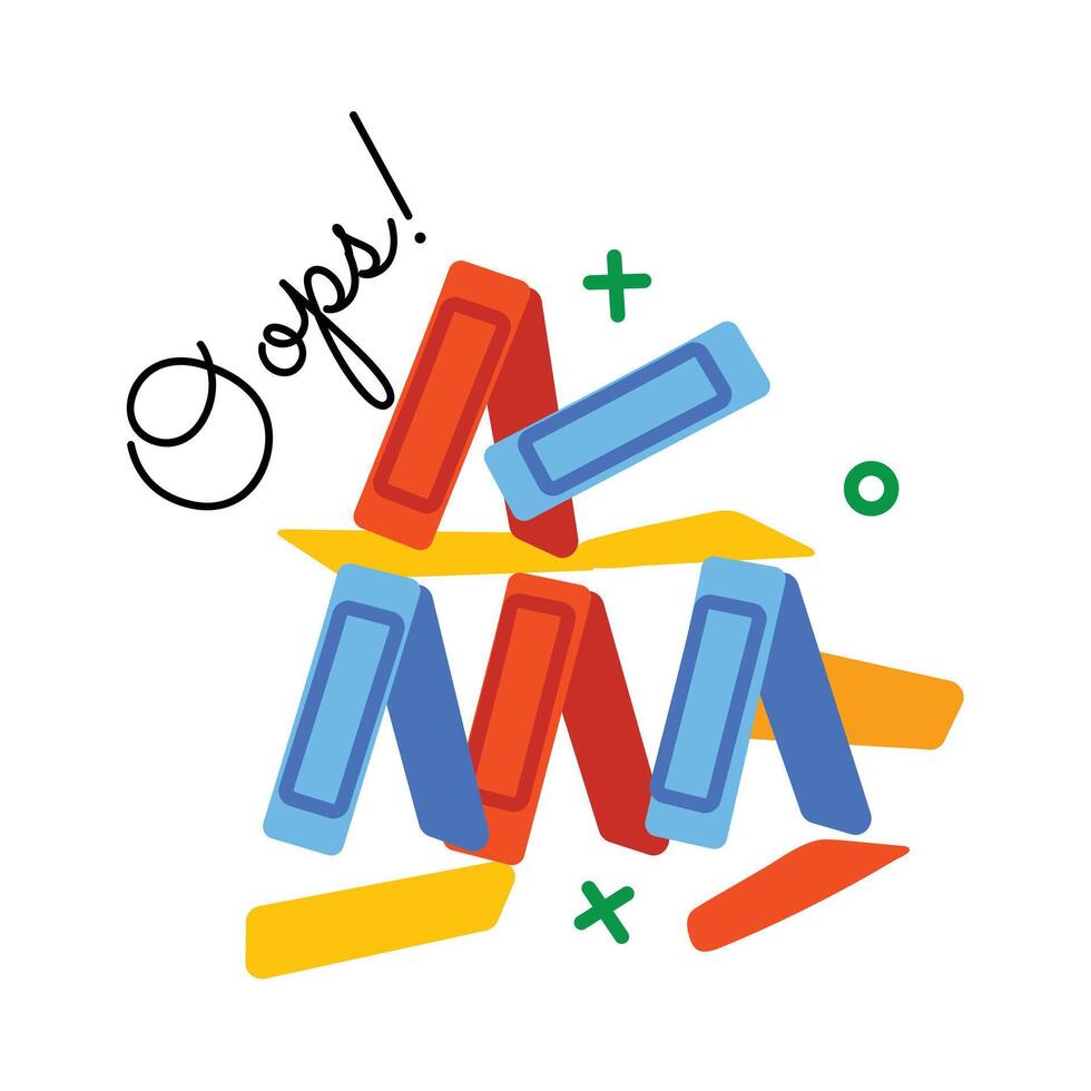 Trendy Cards Stack 44821990 Vector Art at Vecteezy