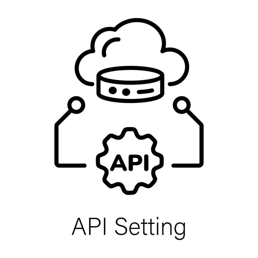 Trendy API Setting 44822324 Vector Art at Vecteezy