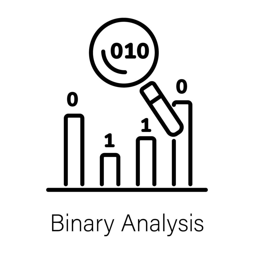 Trendy Binary Analysis 44822365 Vector Art at Vecteezy