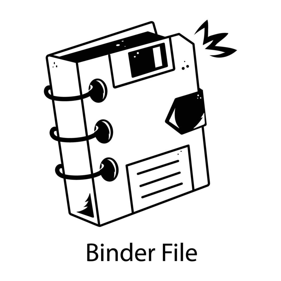 Trendy Binder File 44822839 Vector Art at Vecteezy