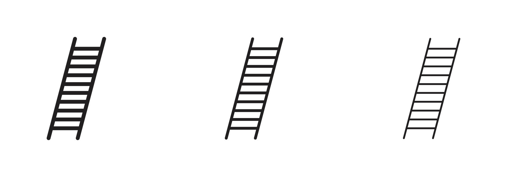 Ladder Icon Set 44830270 Vector Art At Vecteezy