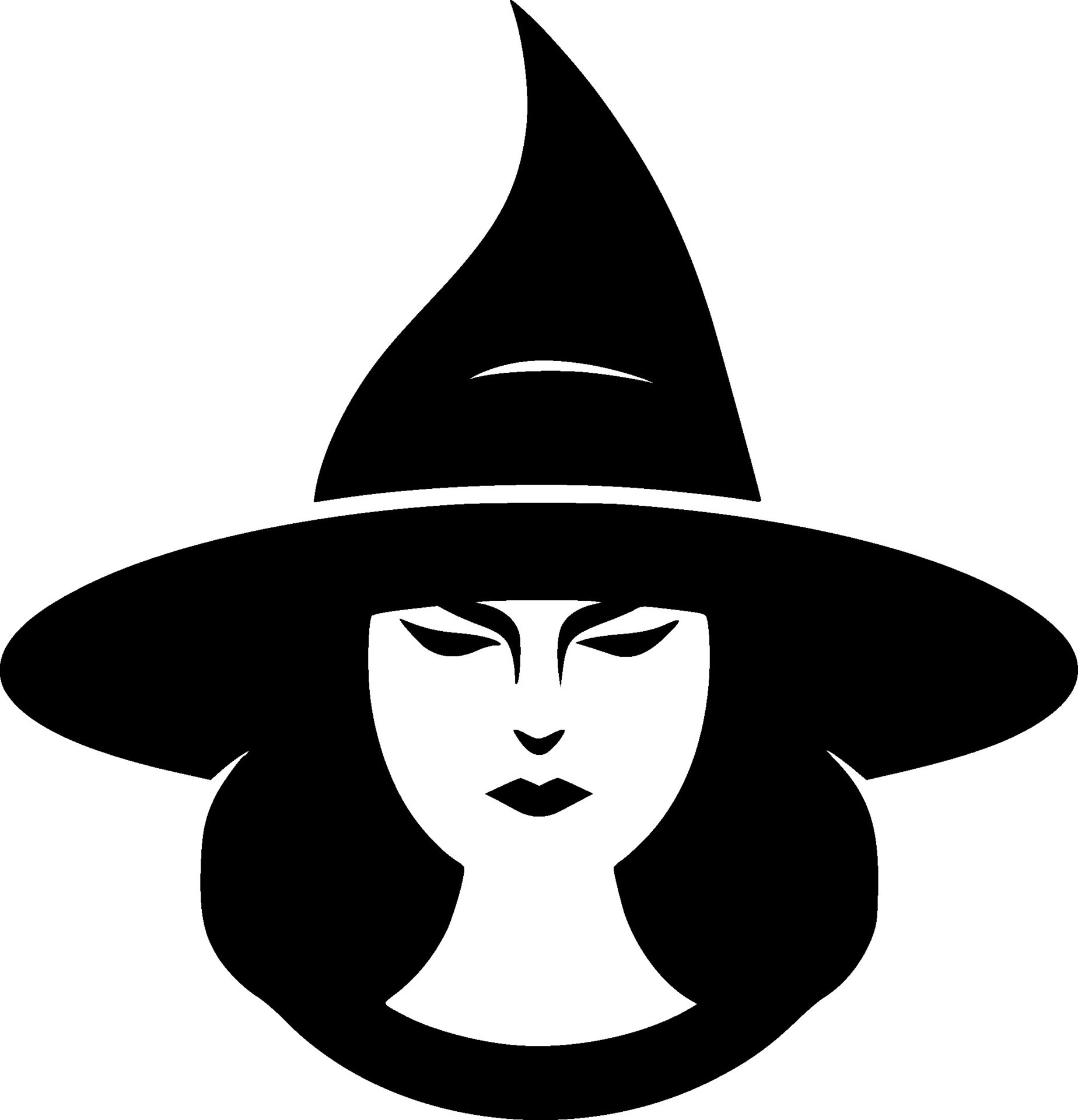Witch Black And White Illustration 44841055 Vector Art At Vecteezy