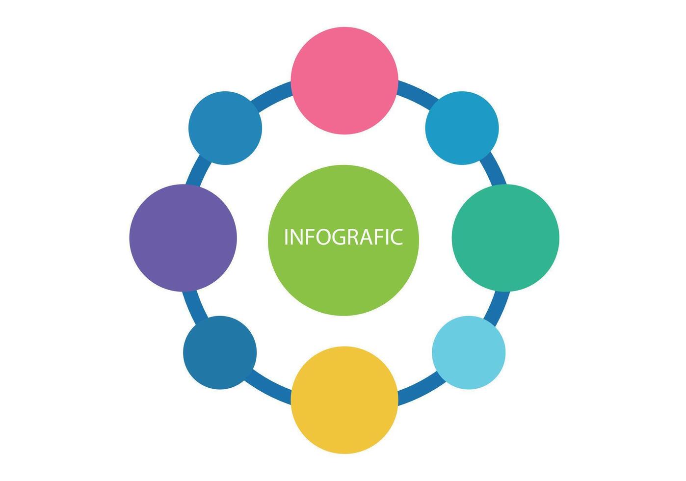 Infographic, circle Flowchart, Workflow, diagram, organization chart ... Infographic, circle Flowchart, Workflow, diagram, organization chart ...
