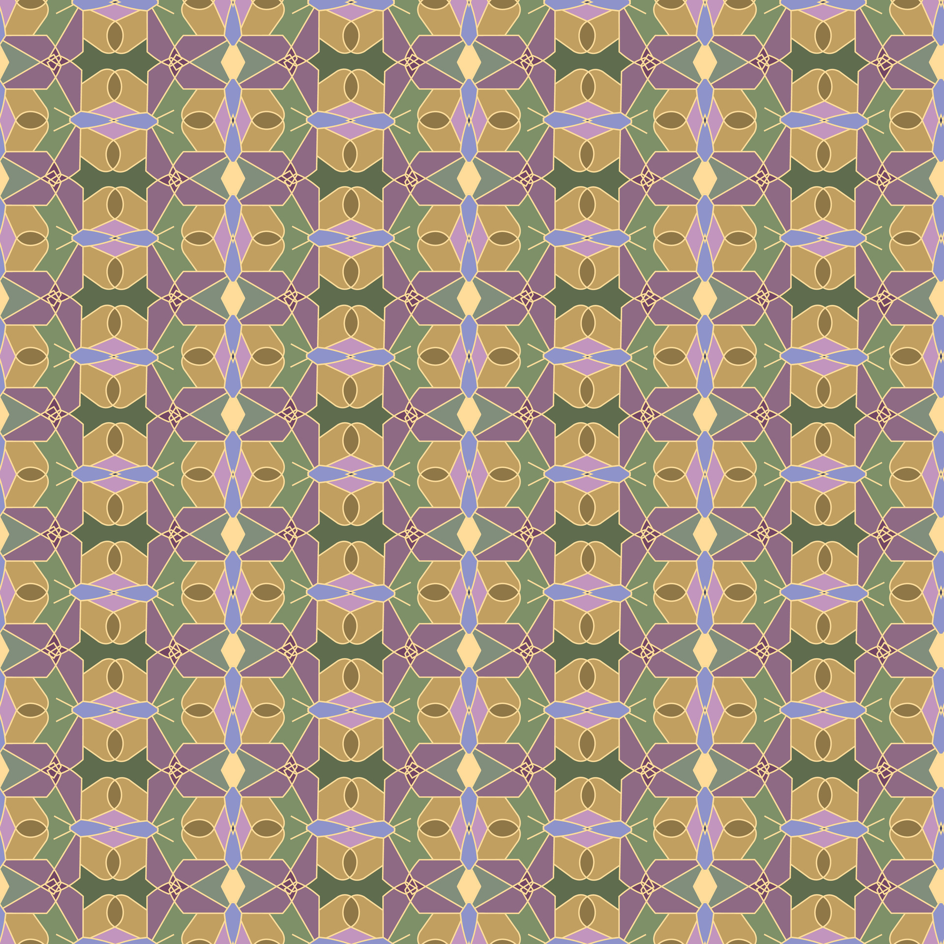 Seamless Pattern Ornament Of Geometric Figures Of Butterflies In Combinatorics Style In Green
