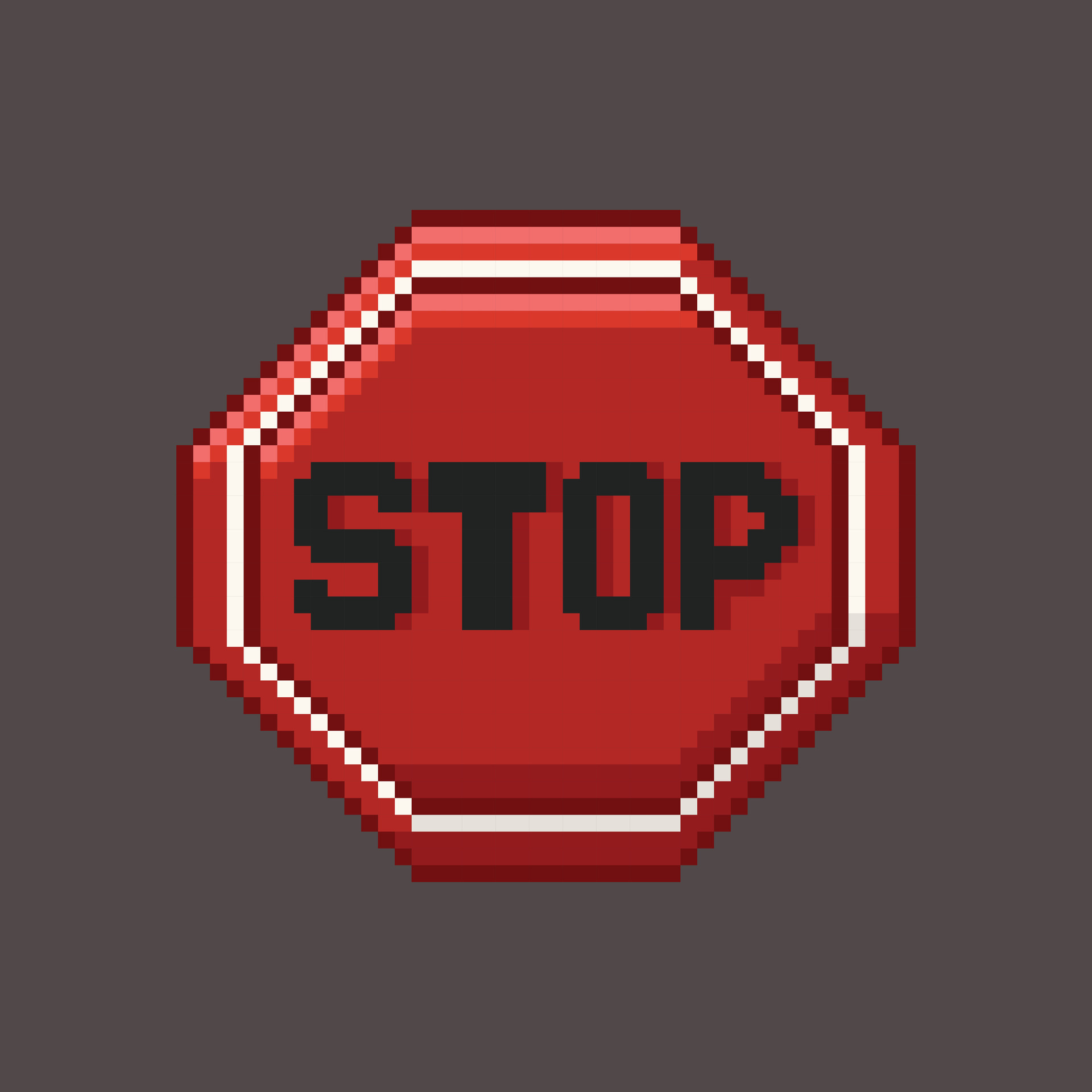 Stop sign pixel art illustration 44855217 Vector Art at Vecteezy Stop sign pixel art illustration 44855217 Vector Art at Vecteezy
