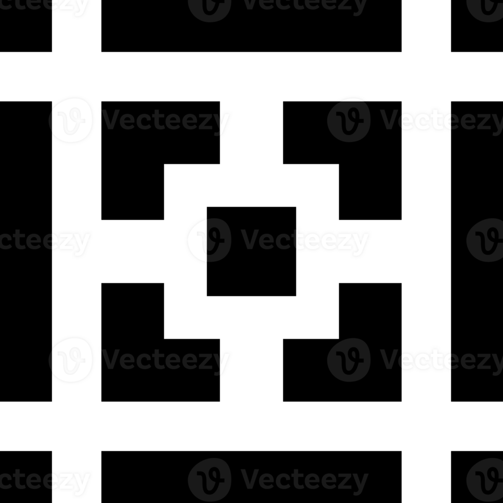 Abstract Geometric Pattern Monochrome Design Element 44863340 Png