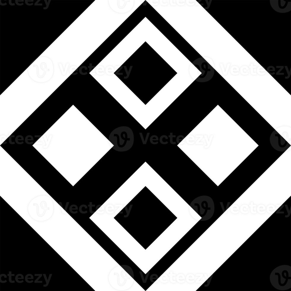 Abstract Geometric Pattern Monochrome Design Element 44863402 Png