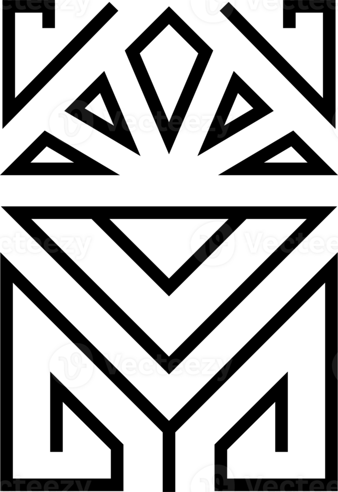 Abstract Art Deco Design Element Linear Decorative Vintage Design Element 44864610 Png