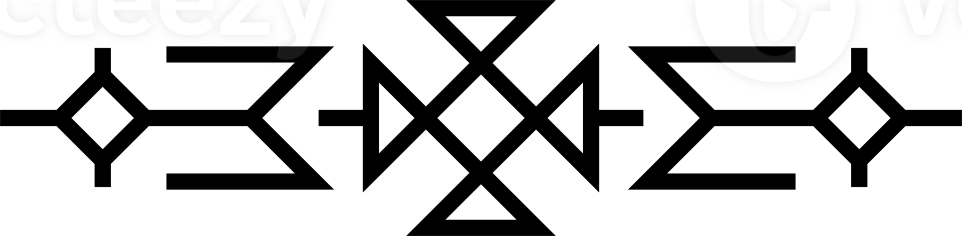 Abstract Art Deco Design Element Linear Decorative Vintage Design Element 44864628 Png