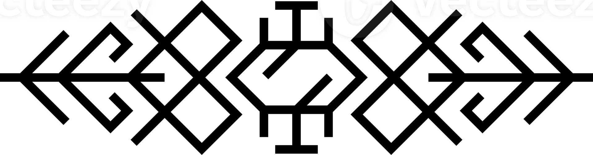 Abstract Art Deco Design Element Linear Decorative Vintage Design Element 44864633 Png