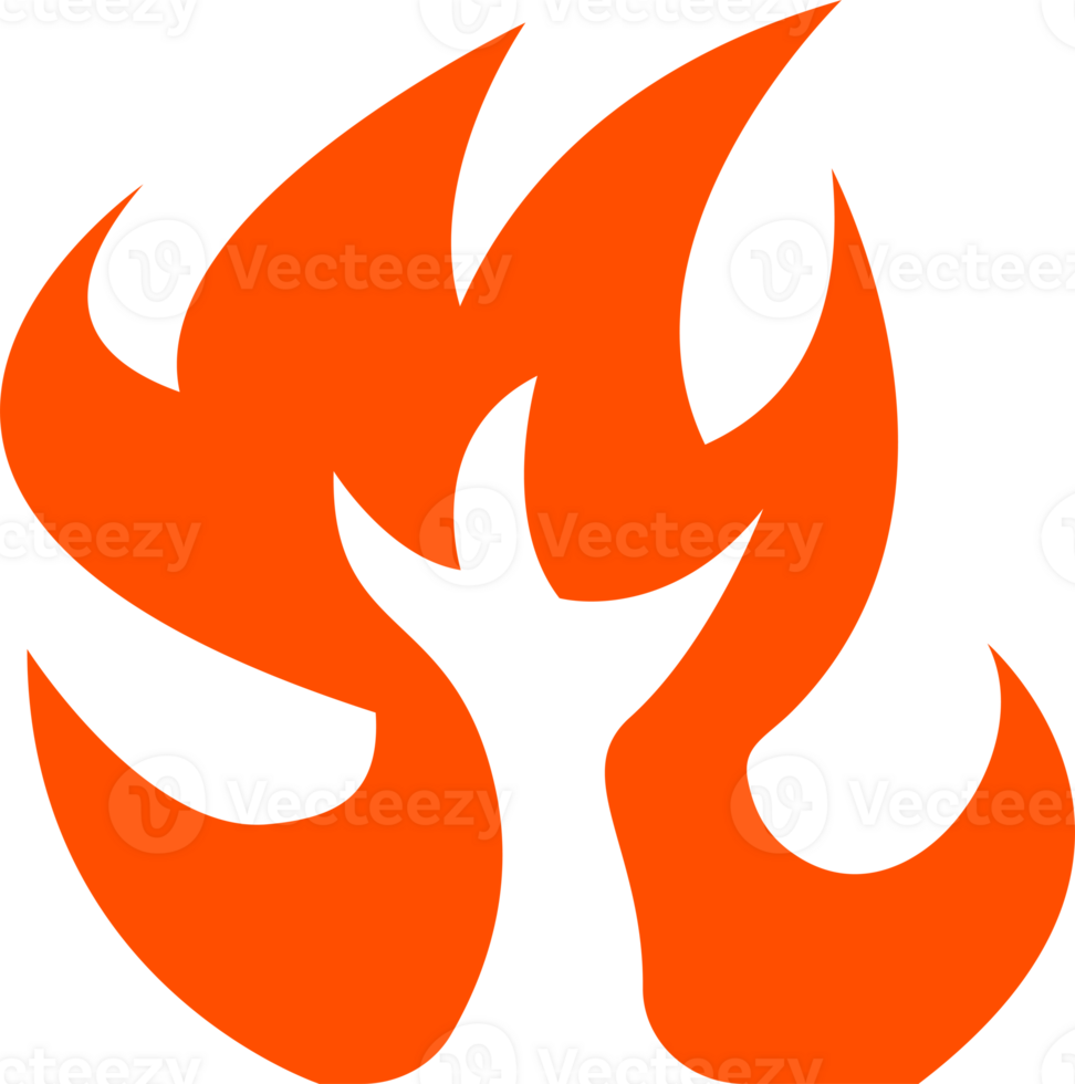 Hot Burning Fire Icon Illustration 44864832 Png