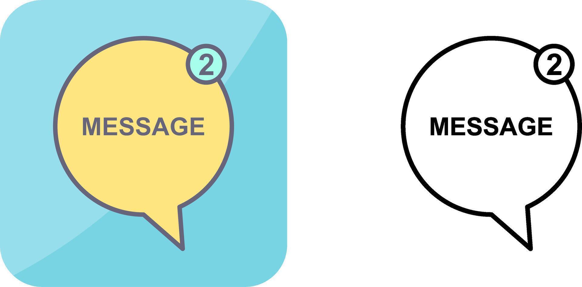 Message Bubbles Icon Design 44869885 Vector Art at Vecteezy