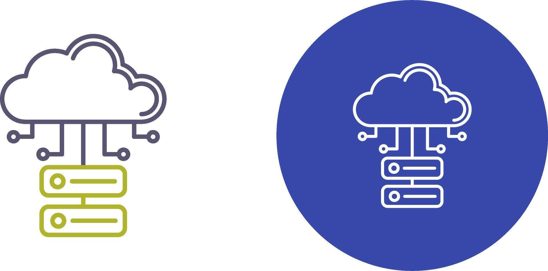 Cloud Database Icon Design 44875280 Vector Art at Vecteezy