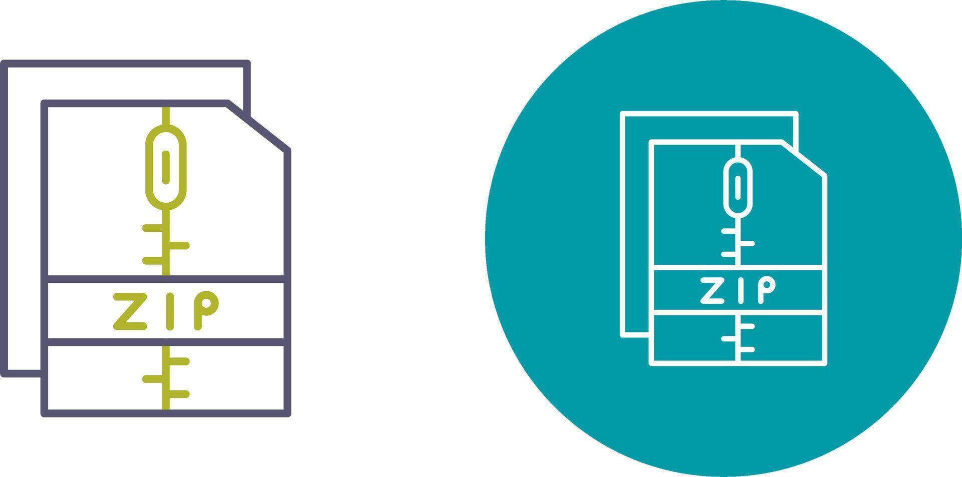 Zip File Icon Design 44876925 Vector Art at Vecteezy