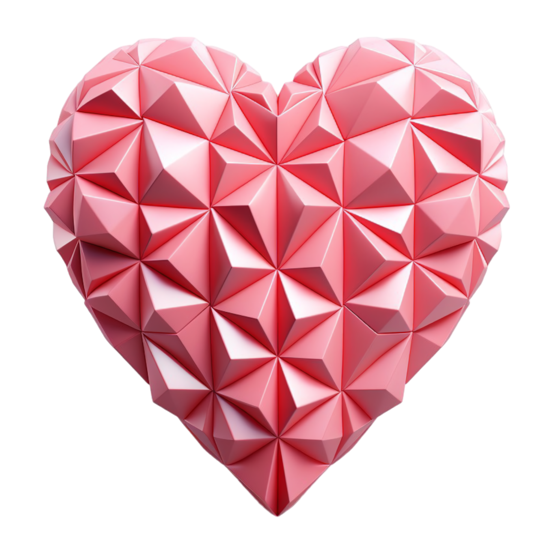 3d Love Element Cute Heart Shape Icon Generated Ai 44884944 Png