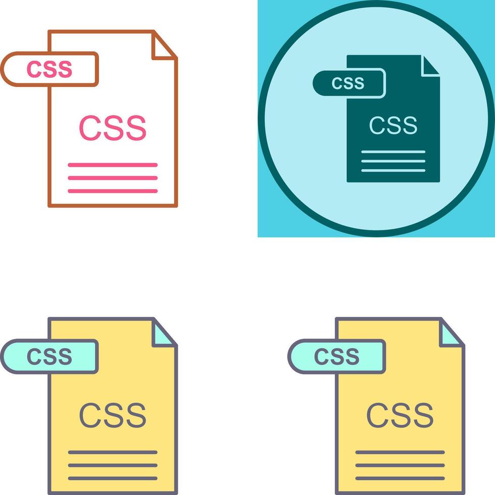 css icono diseño 44890417 Vector en Vecteezy