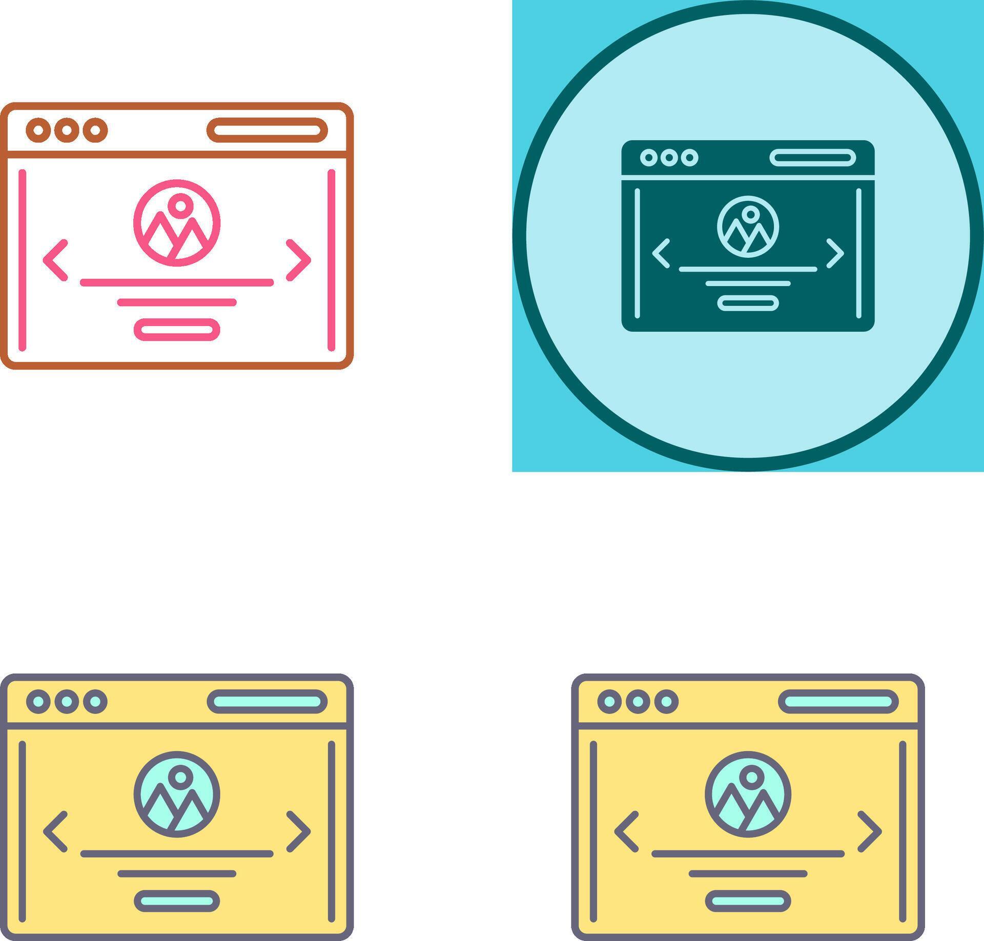 Web Page Icon Design 44890465 Vector Art at Vecteezy