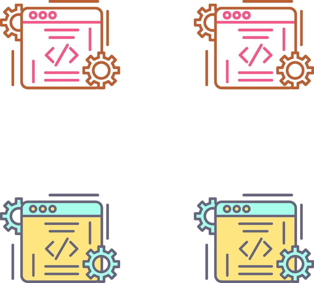 Coding Icon Design 44891691 Vector Art at Vecteezy