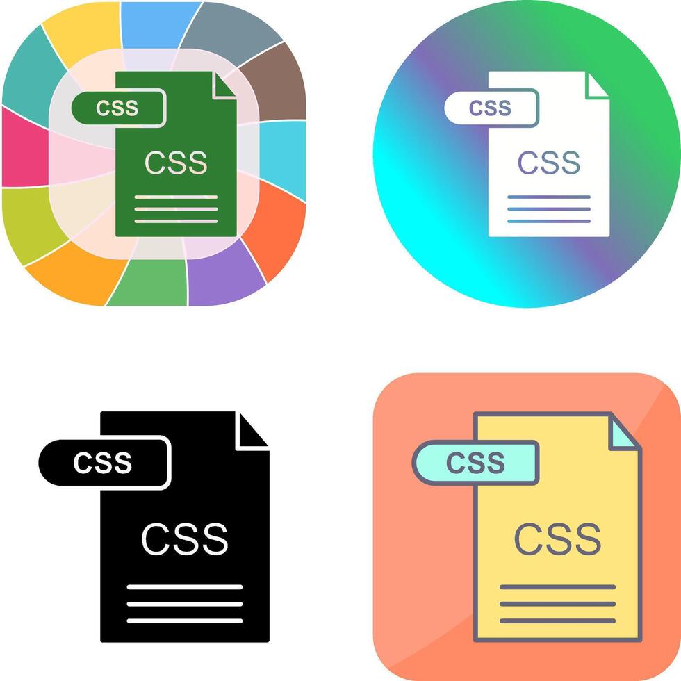css icono diseño 44895003 Vector en Vecteezy