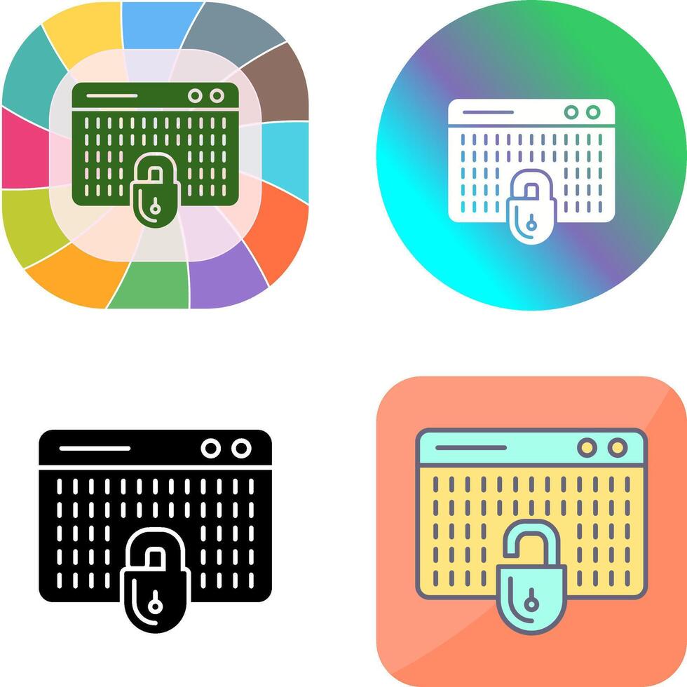 Hacking Icon Design 44895979 Vector Art at Vecteezy