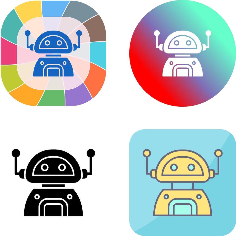 Robot Icon Design 44897078 Vector Art at Vecteezy