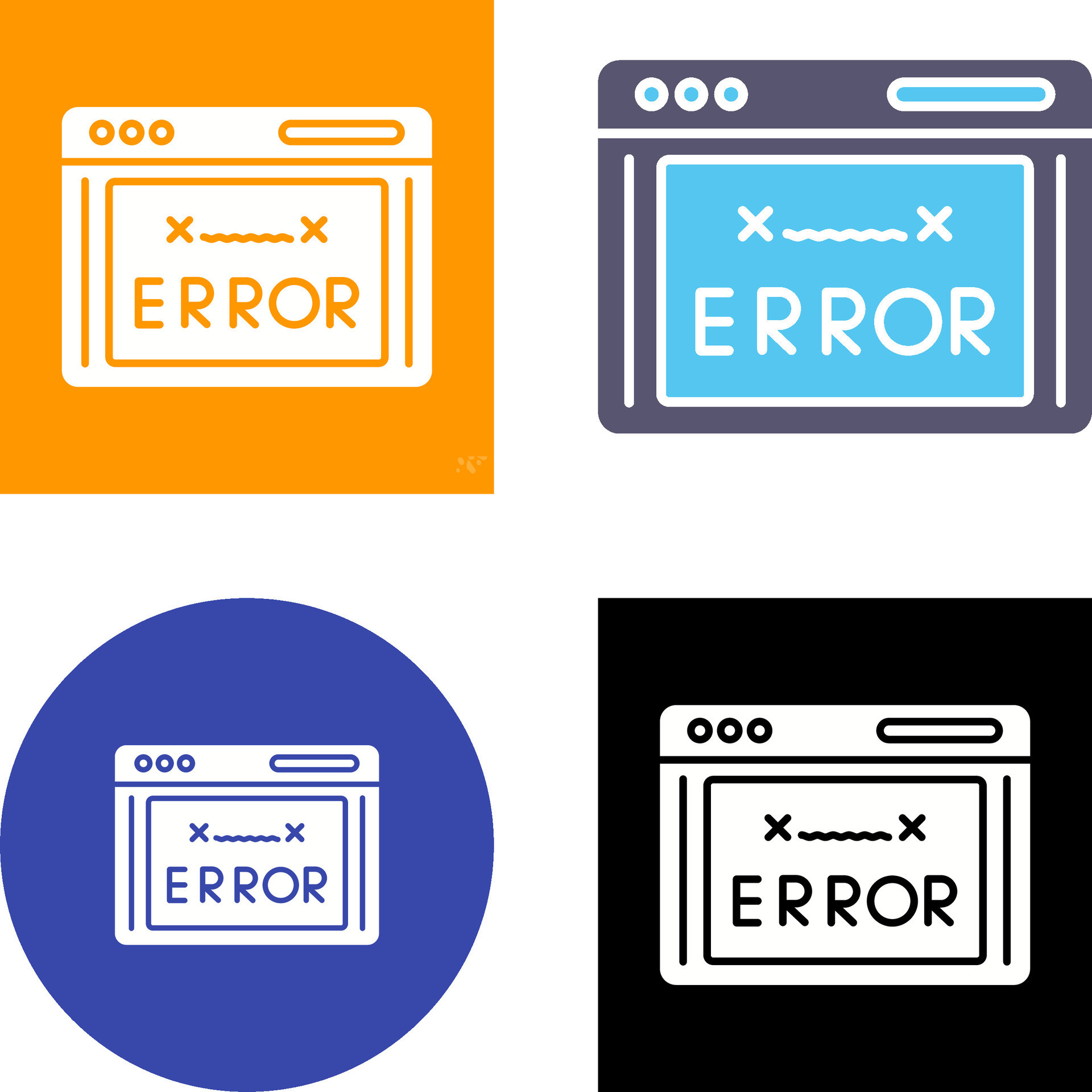 error código icono diseño 44899563 Vector en Vecteezy
