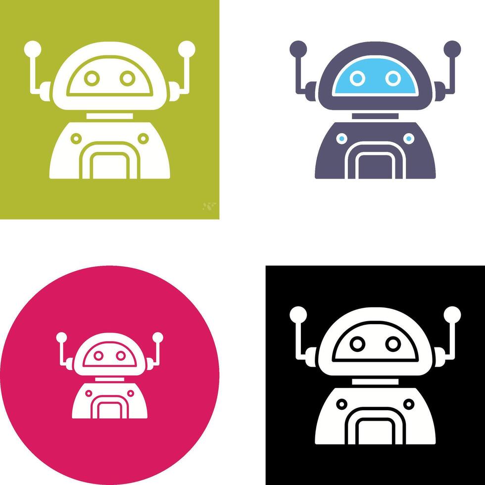 Robot Icon Design 44901323 Vector Art at Vecteezy