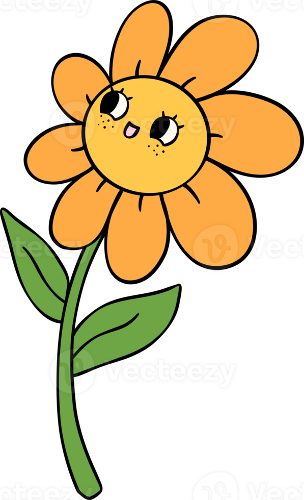 retro flor poder con vástago dibujos animados personaje 44902157 PNG retro flor poder con vástago dibujos animados personaje 44902157 PNG