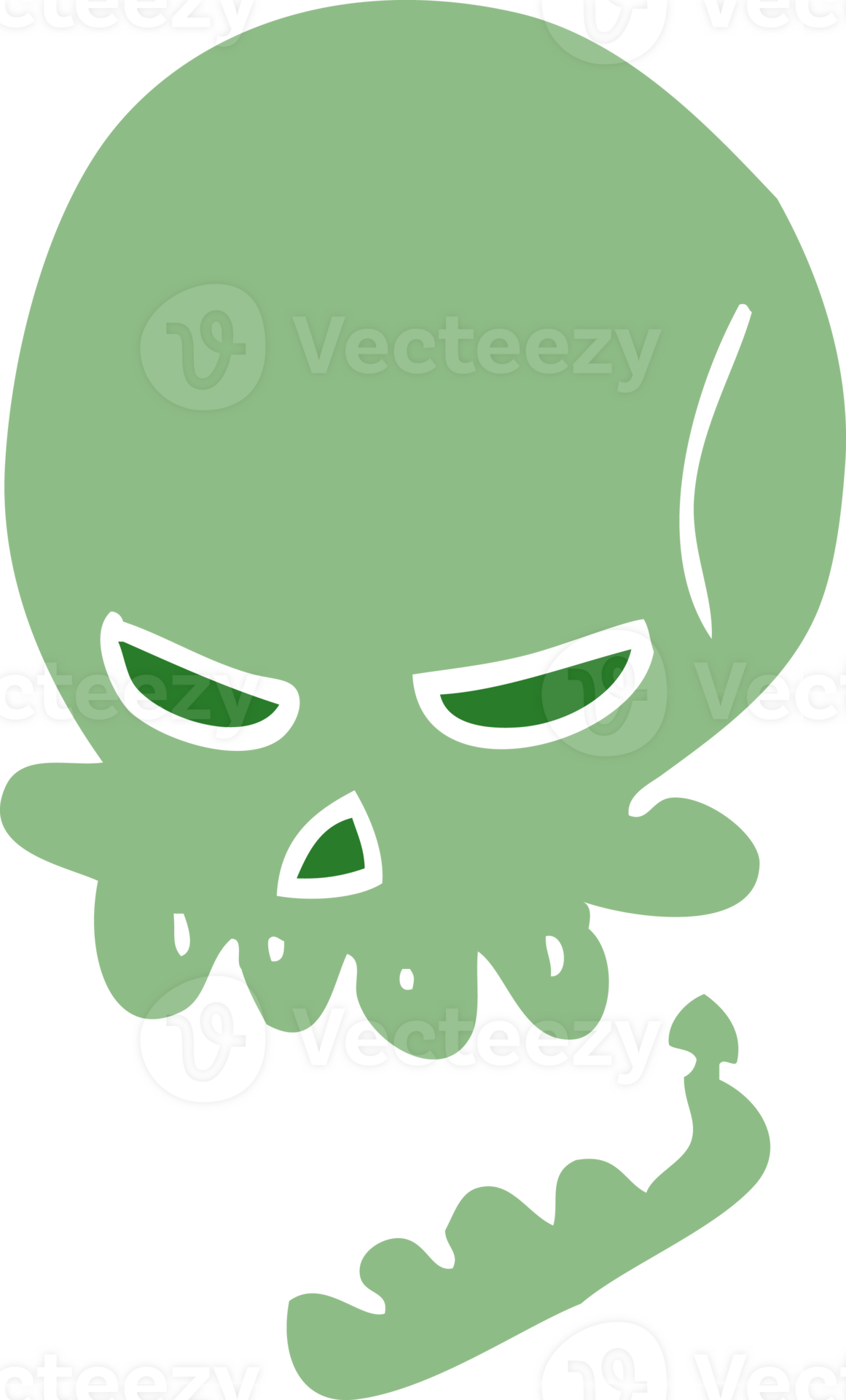 Cartoon Doodle Halloween Skull 44910236 Png