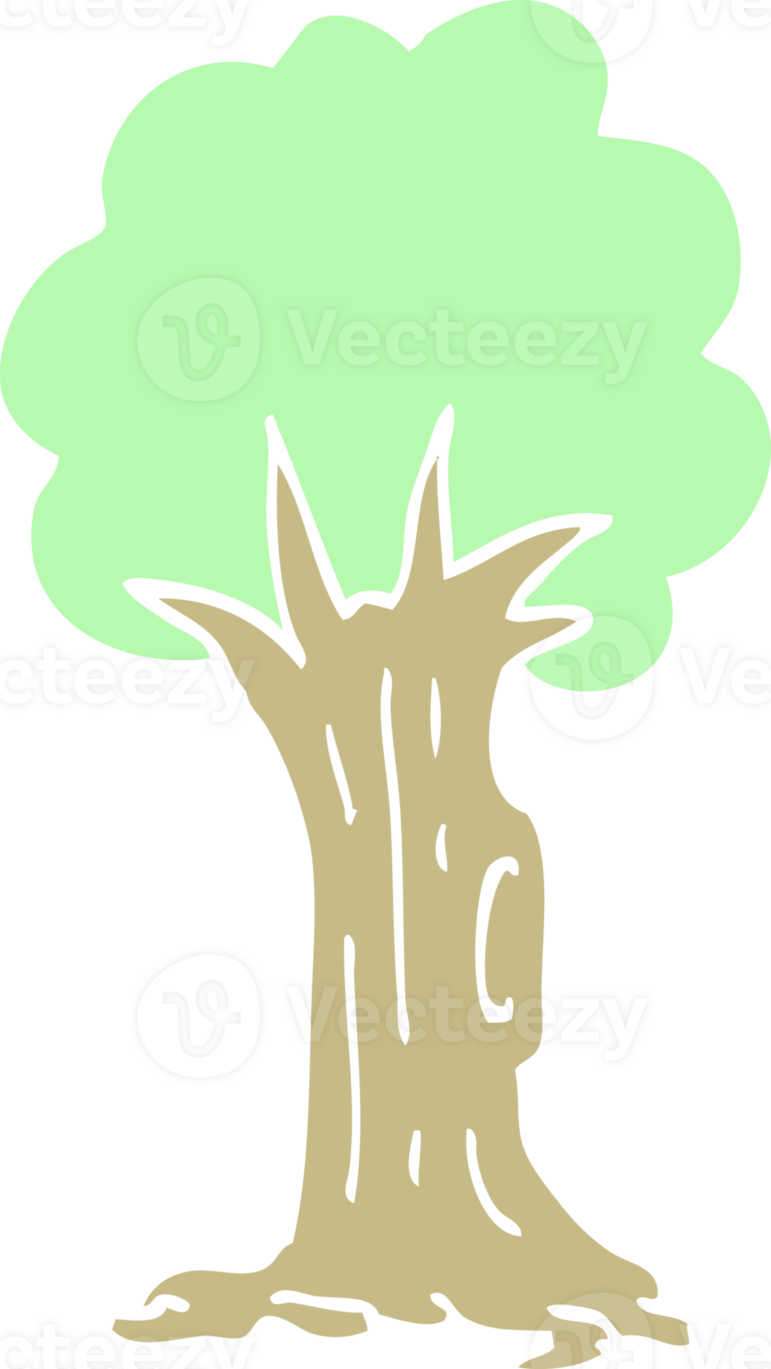 flat color illustration cartoon tree 44912066 PNG flat color illustration cartoon tree 44912066 PNG