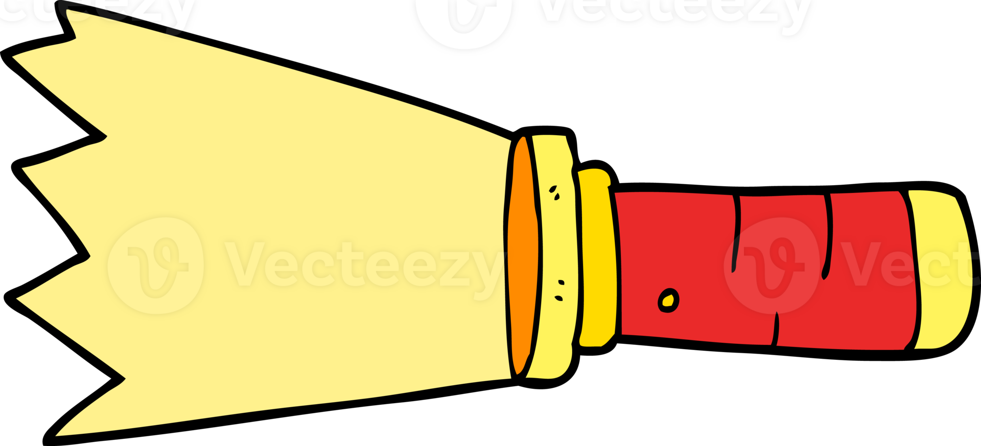 Cartoon Doodle Lit Torch 44918035 Png