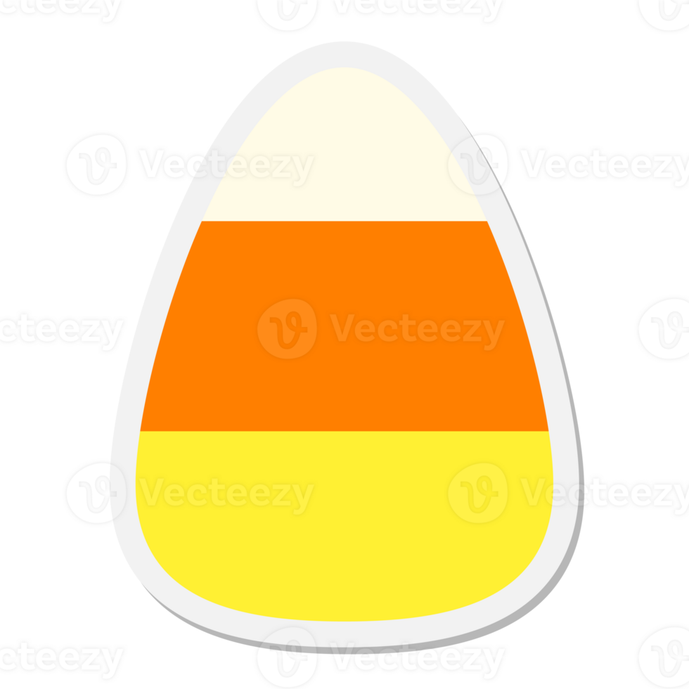 Candy Corn Sticker 44920804 Png