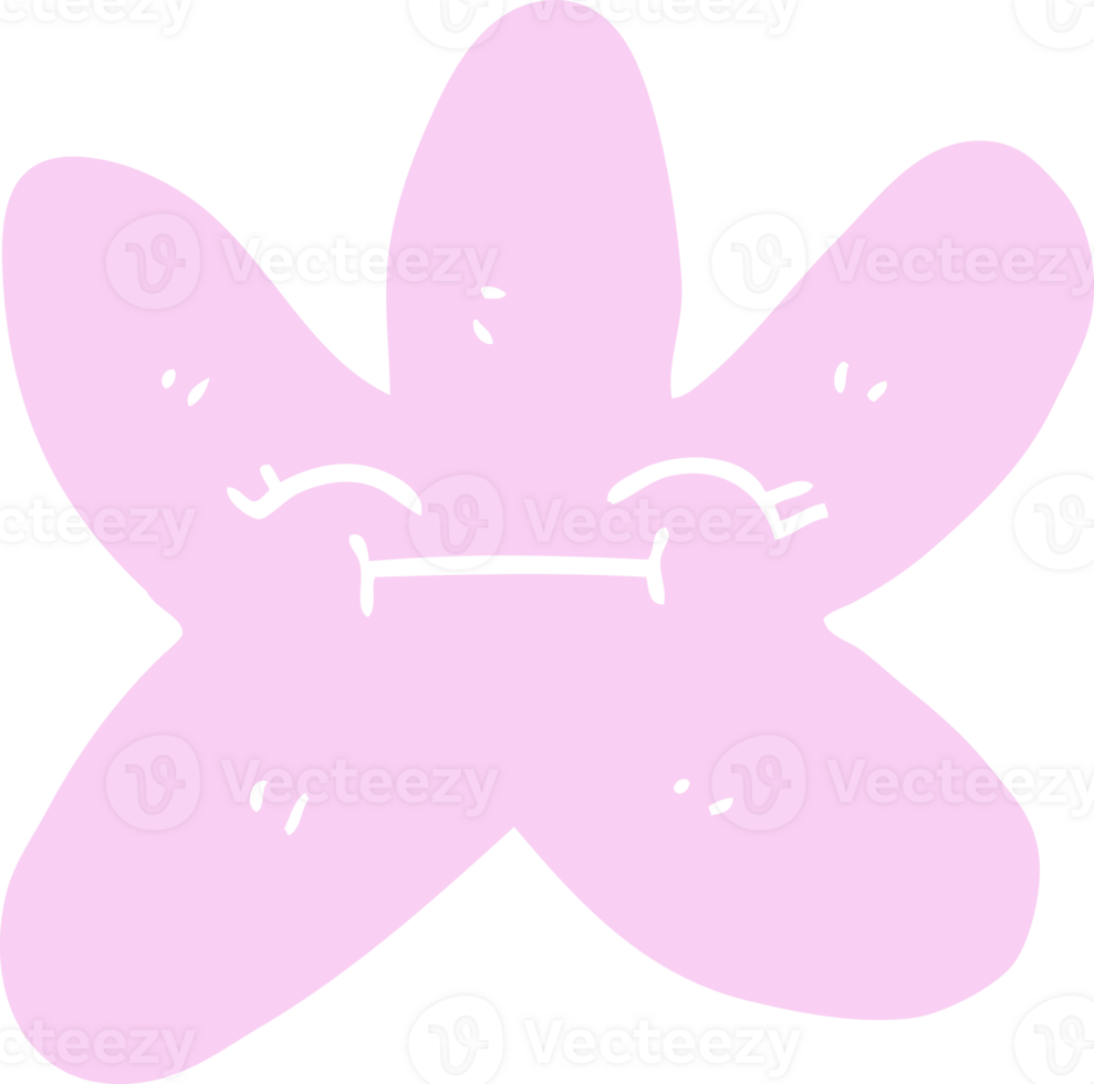 flat color illustration cartoon star fish 44927272 PNG flat color illustration cartoon star fish 44927272 PNG