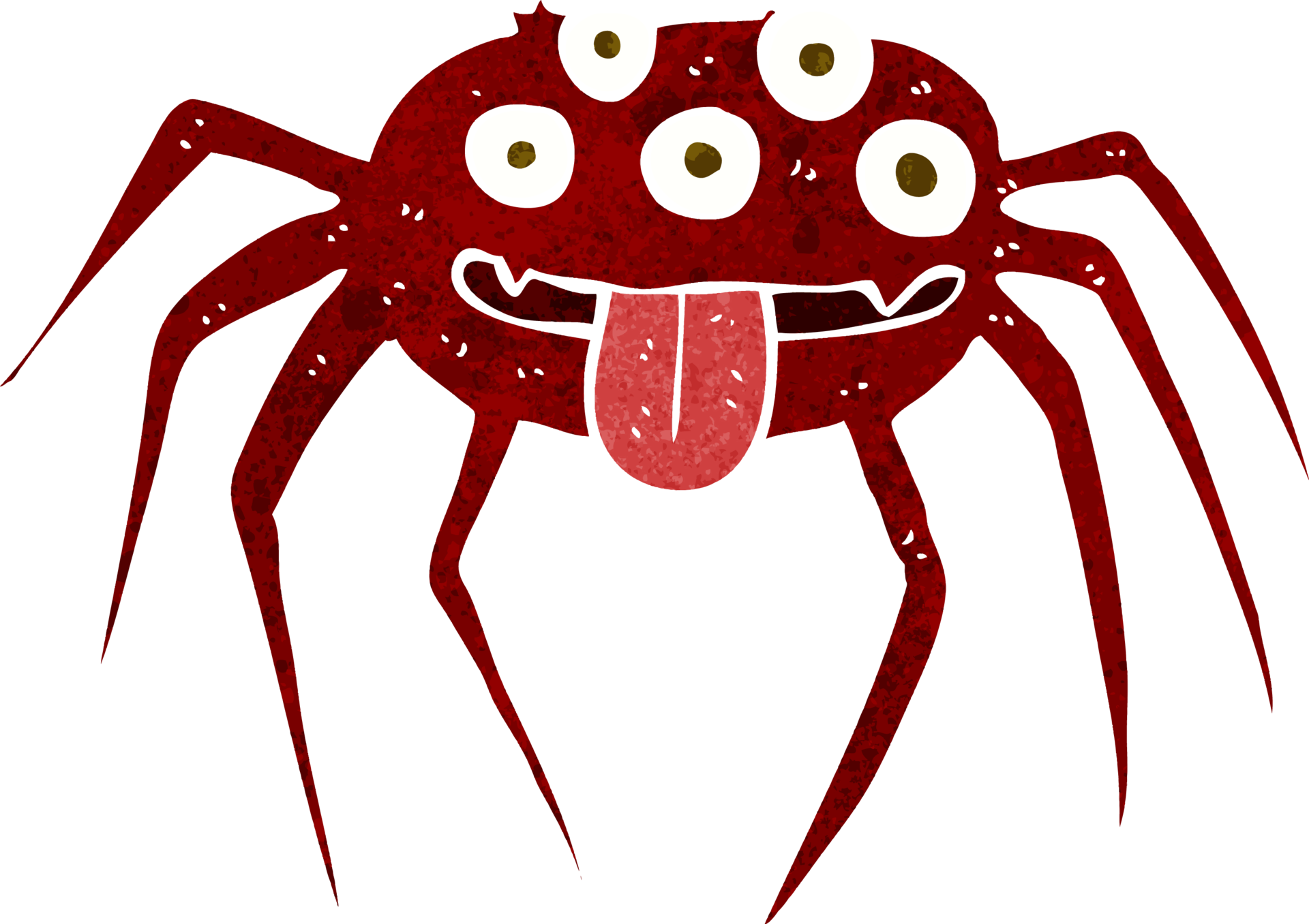 Cartoon Gross Halloween Spider 44952870 Png