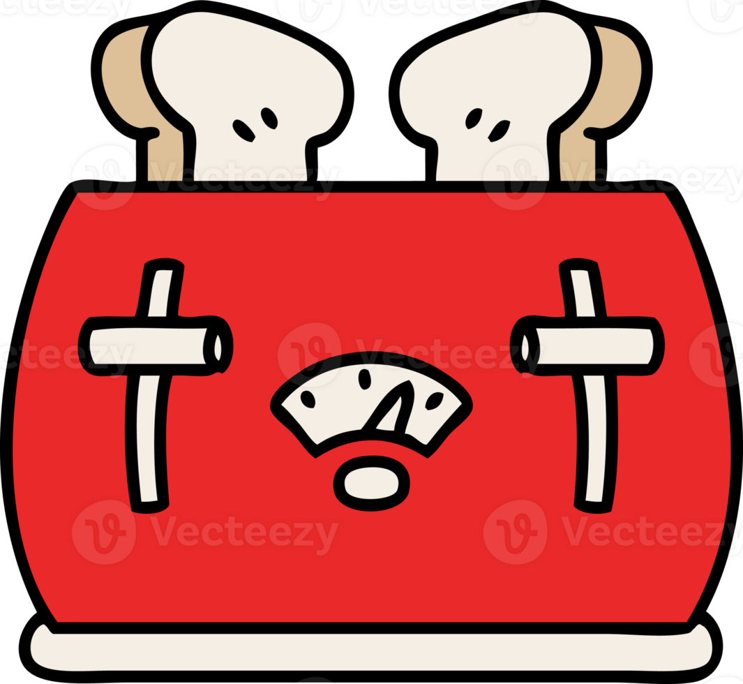 Toaster Popping Out Toast 44953035 Png