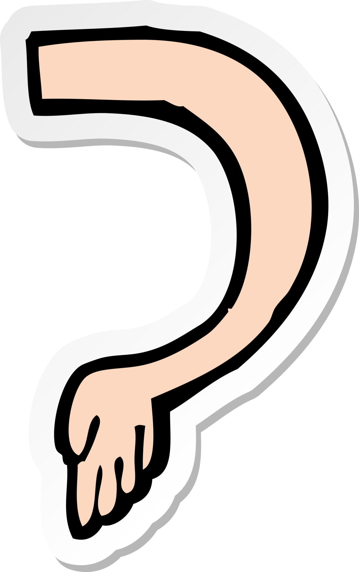 pegatina de un brazo de dibujos animados 44954140 PNG pegatina de un brazo de dibujos animados 44954140 PNG